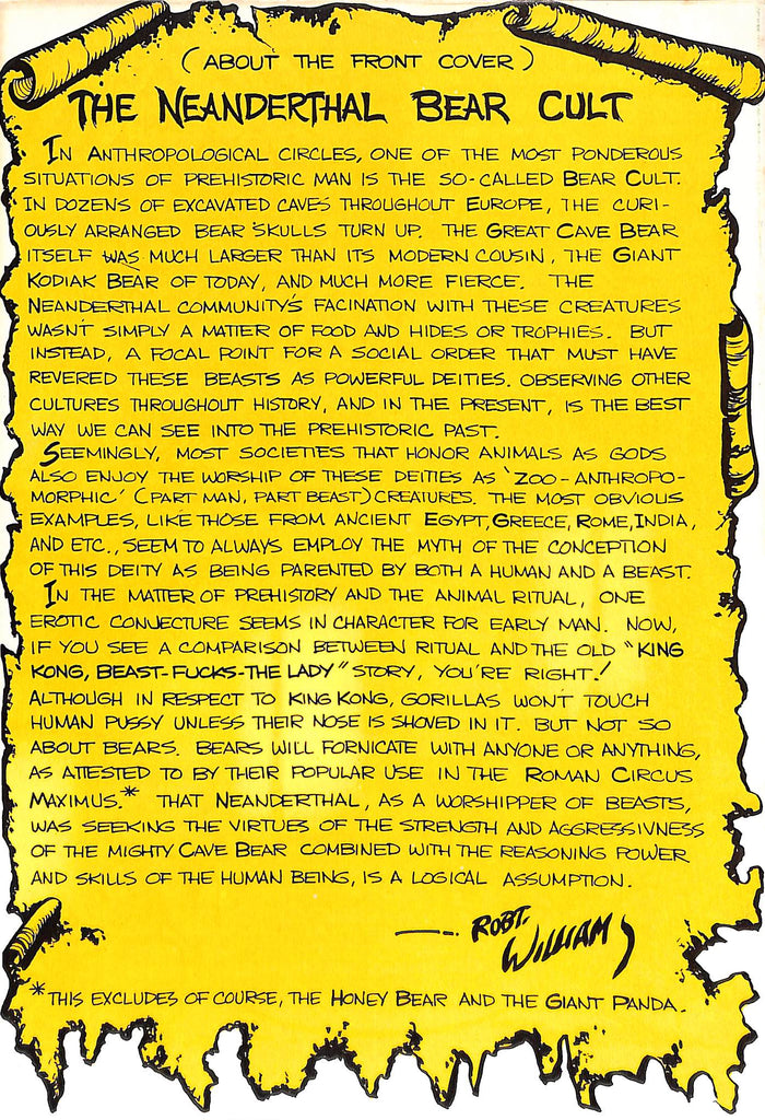 Forbidden Knowledge Comics #1 – Last Gasp