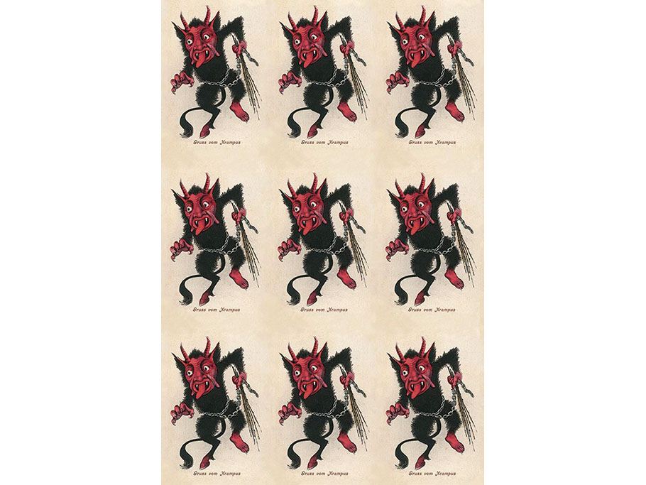 Krampus Sticker Collection in Collectible Tin – Last Gasp